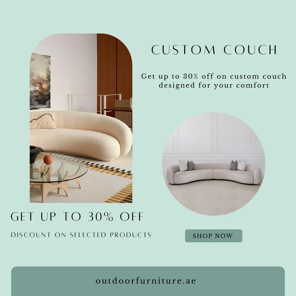 Custom Couches Dubai & Abu Dhabi | Tailored Comfort & Style